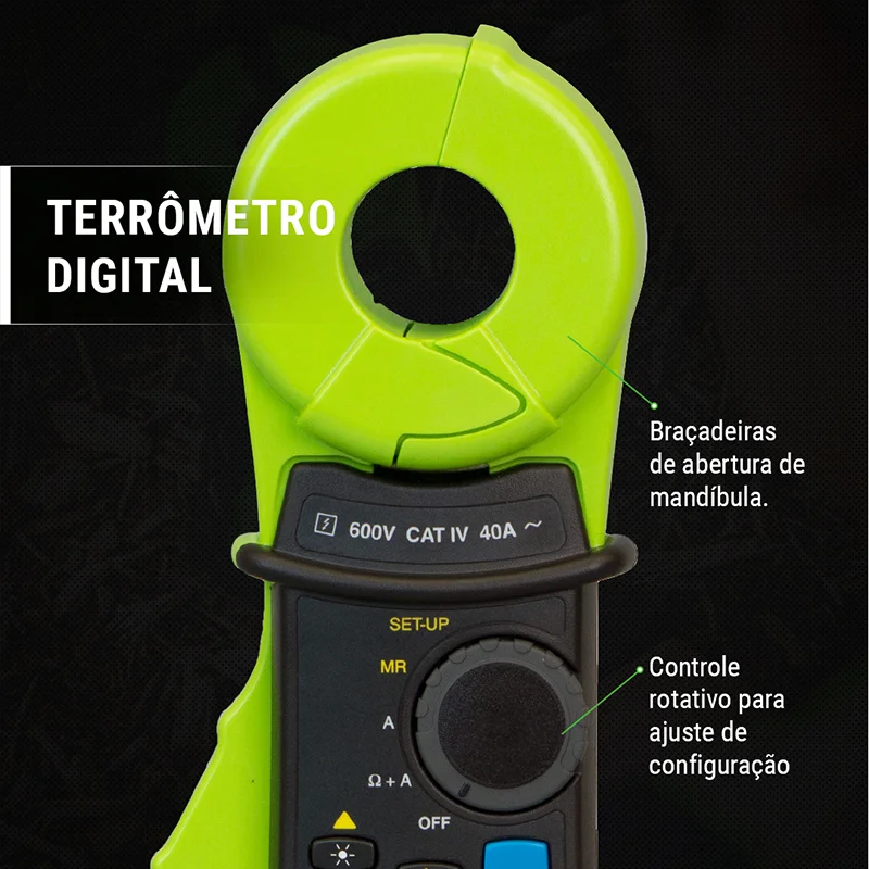Terrômetro Digital Portátil - Essencial para Aterramento Seguro ...